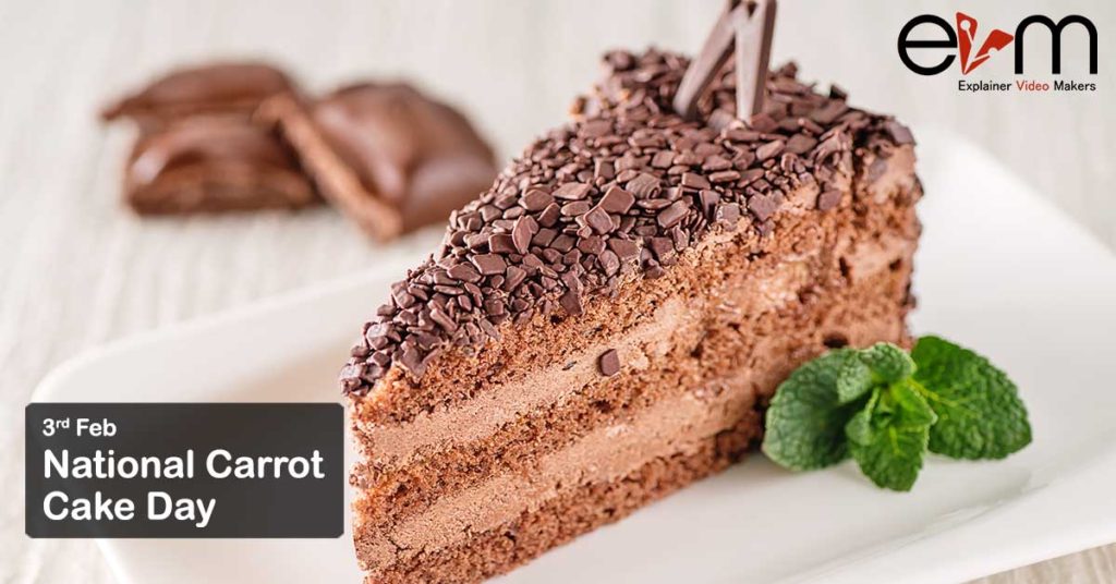 3rd February: National Carrot Cake Day - Explainer Video Makers